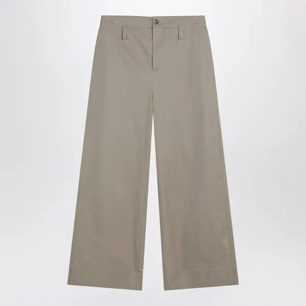 Alexander McQueen Beige Cotton Gabardine Chino Pants - Cream