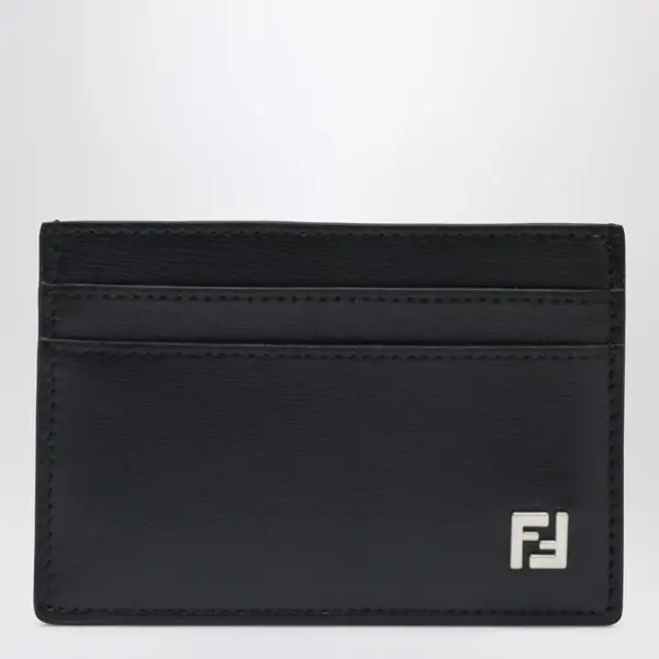 Fendi Ff Squared Card Holder - Black