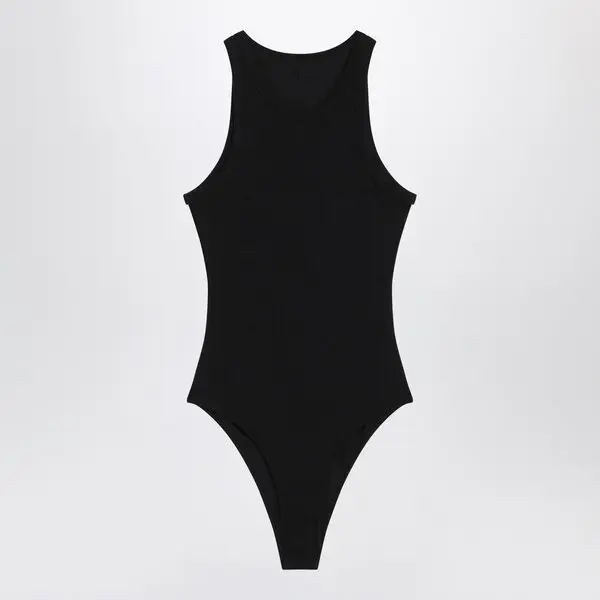 Alaïa Sleeveless Ribbed Bodysuit