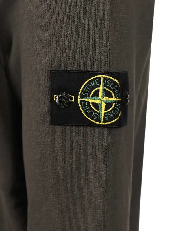 Stone Island Malfilé Cotton Hooded Sweatshirt