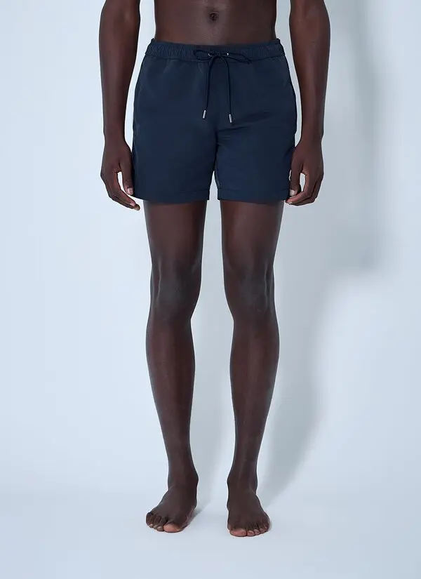 Moncler Logo Patch Swim Shorts