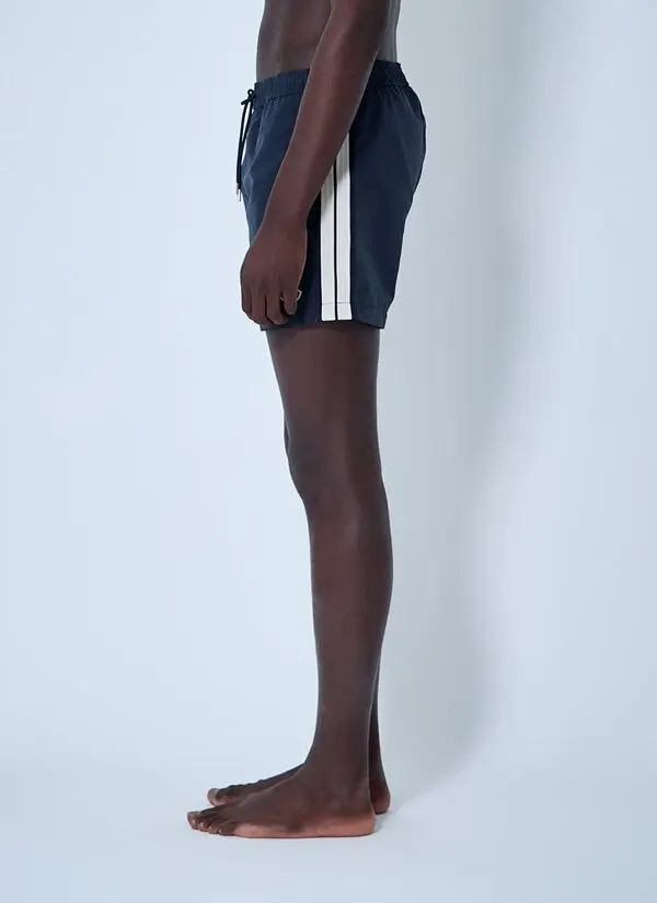 Moncler Logo Patch Swim Shorts