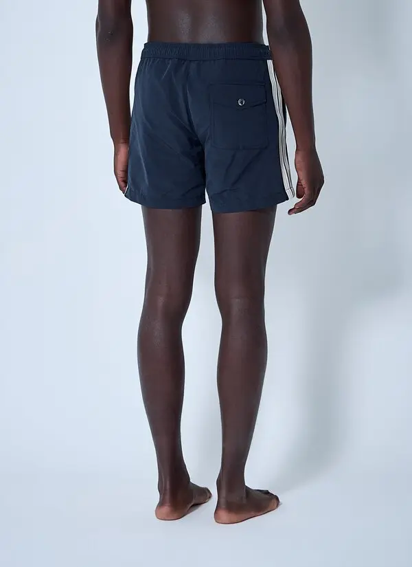 Moncler Logo Patch Swim Shorts