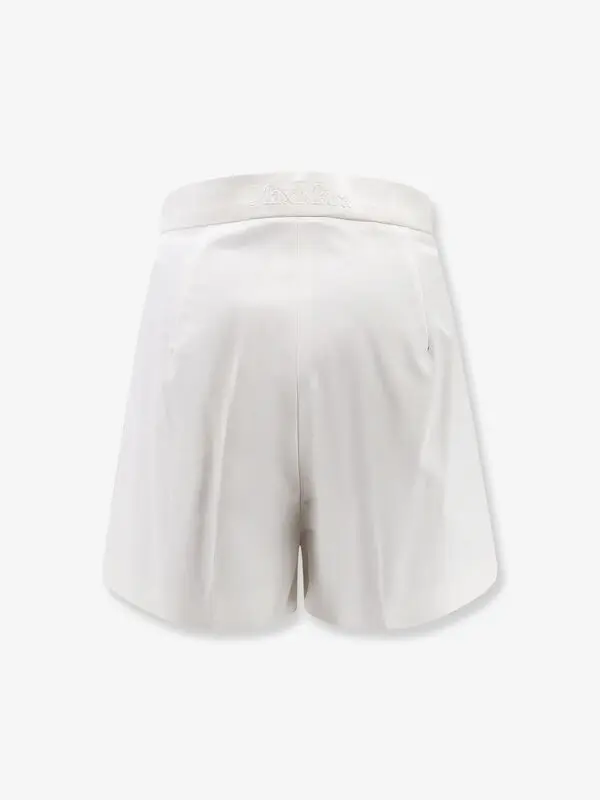 Max Mara Tabacco Stretch Cotton Shorts - Multicolor