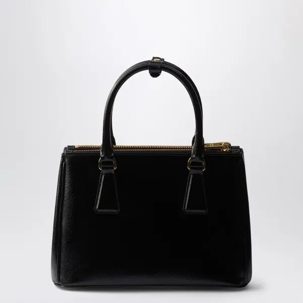Prada Small Galleria Saffiano Leather Bag - Black