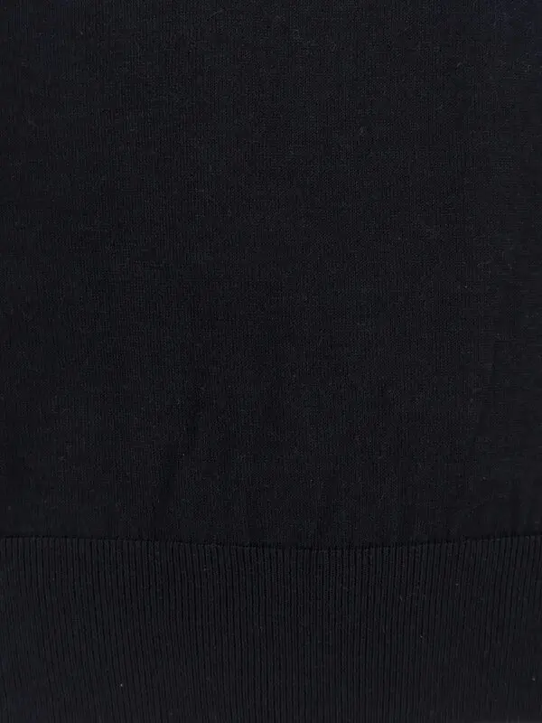 BOSS Wool, Silk, And Cashmere Crew Neck Sweater - Blue