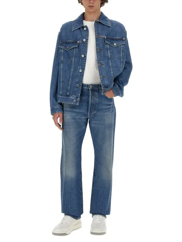 Valentino Garavani Logo Detail Jeans