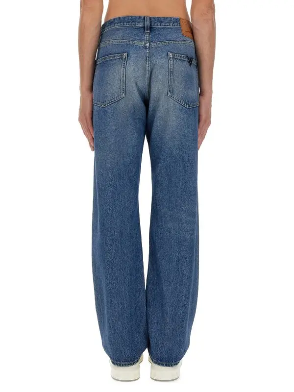 Valentino Garavani Logo Detail Jeans
