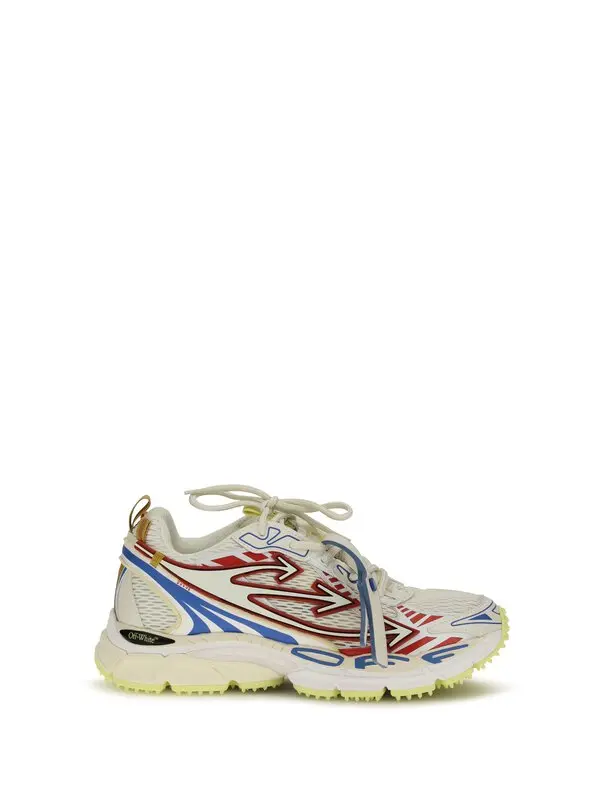 Off-White Be Right Back" Lace Up Sneakers - Multicolor