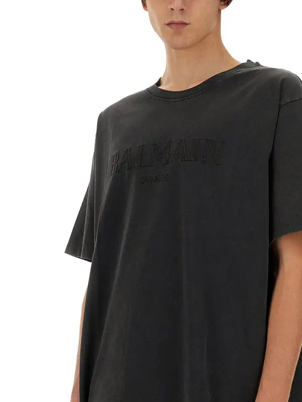 Balmain T-shirt With Logo - Multicolor