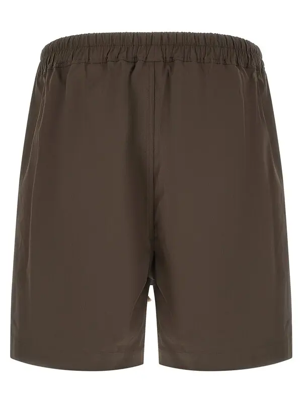 Rick Owens Cotton Poplin Bermuda Shorts - Brown