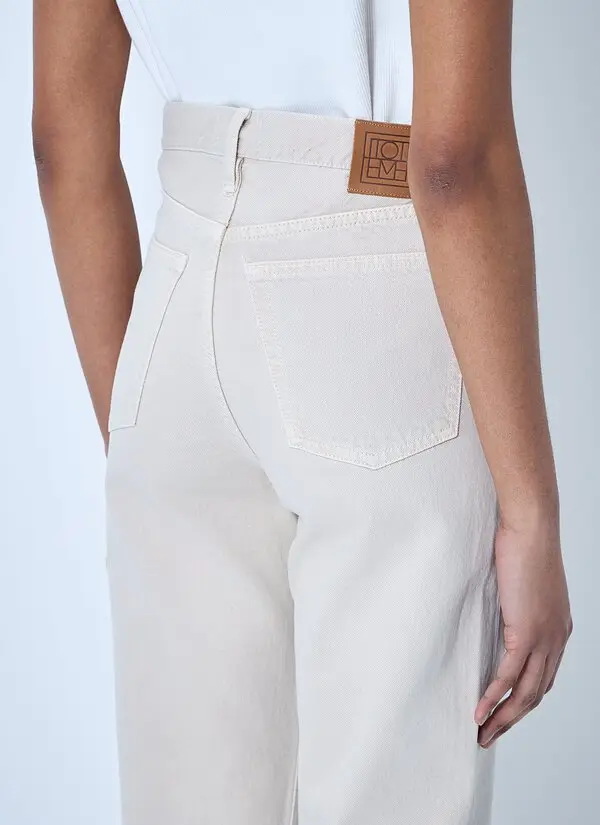 TOTEME Twisted Seam Jeans - Gray