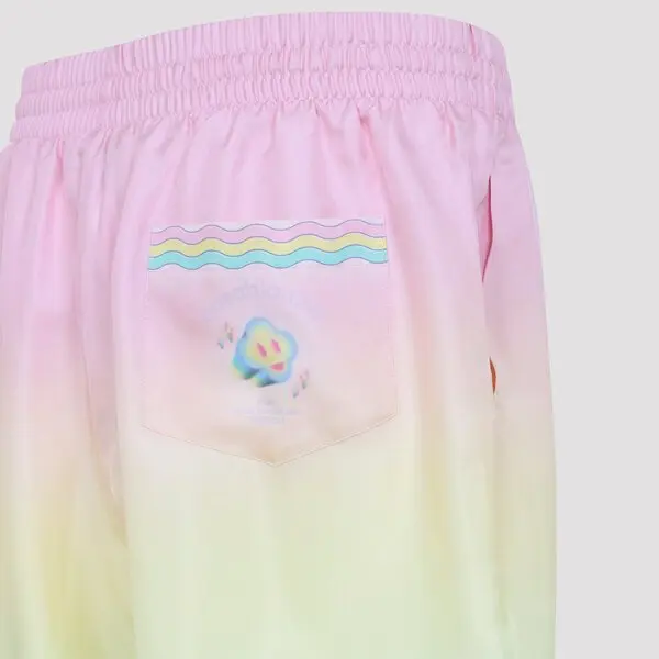 Casablanca For The Love Of Dance" Silk Shorts - Multicolor