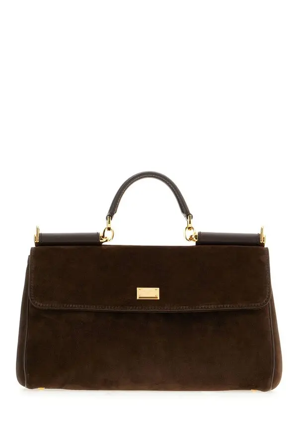 Dolce & Gabbana Suede Top Handle Bag - Multicolor