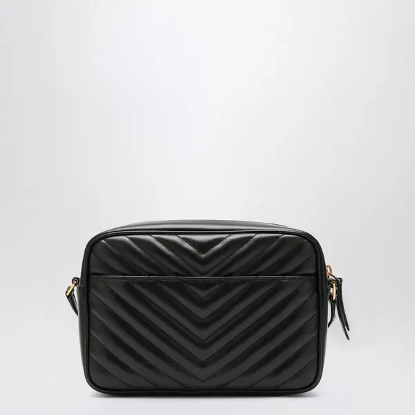 Saint Laurent Lou Quilted Leather Camera Bag - Black