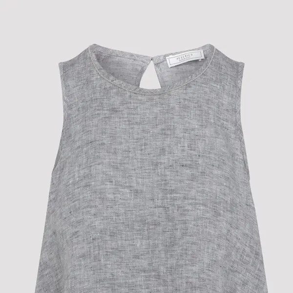 Peserico Sleeveless Asymmetric Top