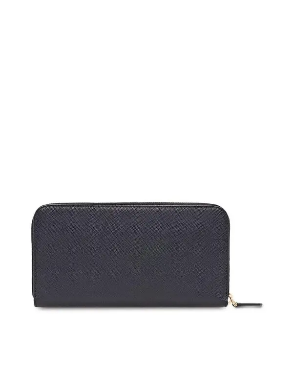 Prada Large Saffiano Wallet - Black
