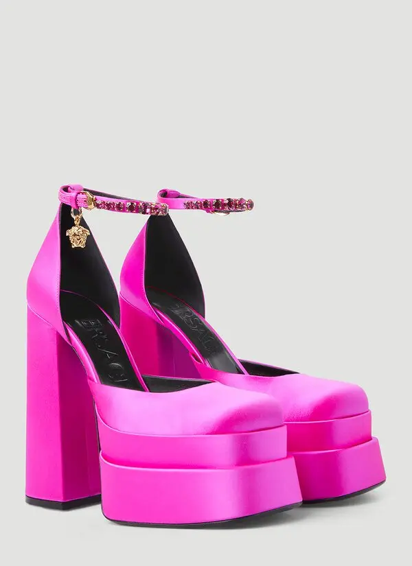 Versace Medusa Aevitas Platform Heels