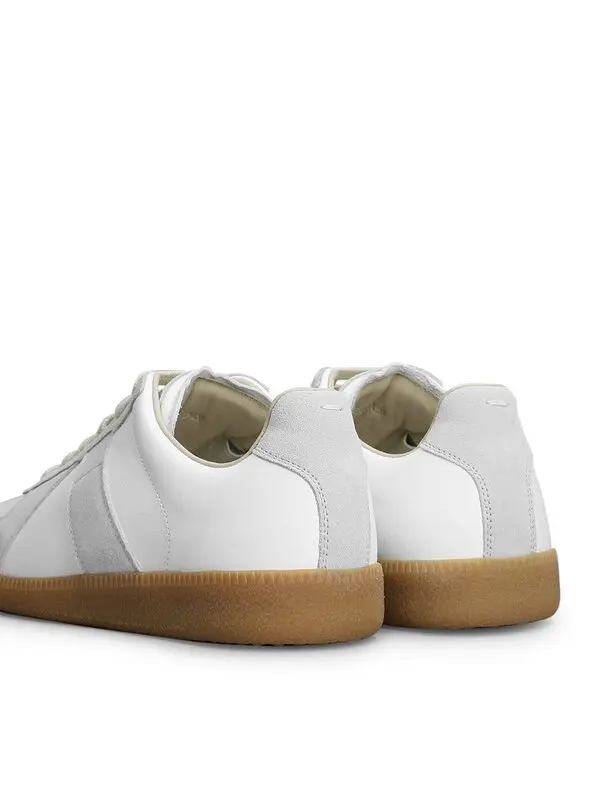 MAISON MARGIELA Replica Sneakers In Nappa And Split Leather - White