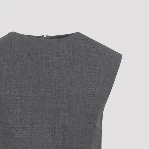 JIL SANDER Sleeveless Wool And Silk Top