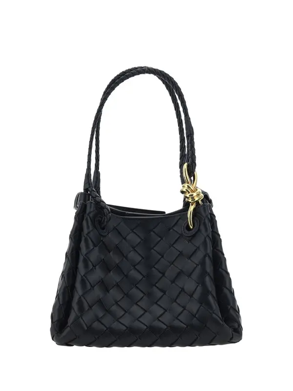 Bottega Veneta Small Parachute Shoulder Bag - Black