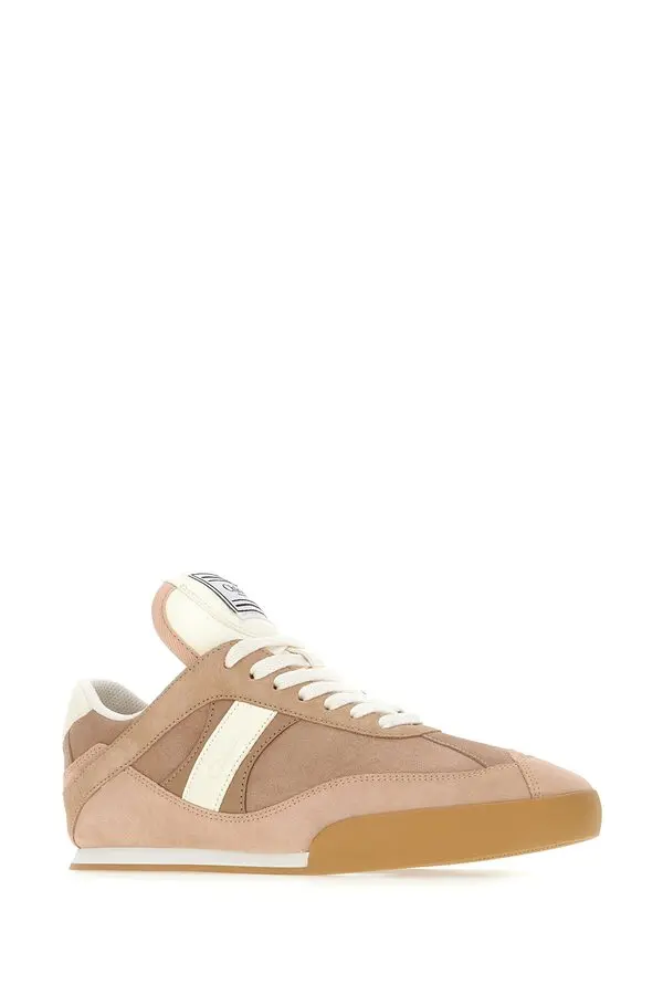 Chloé Suede Lace Up Sneakers