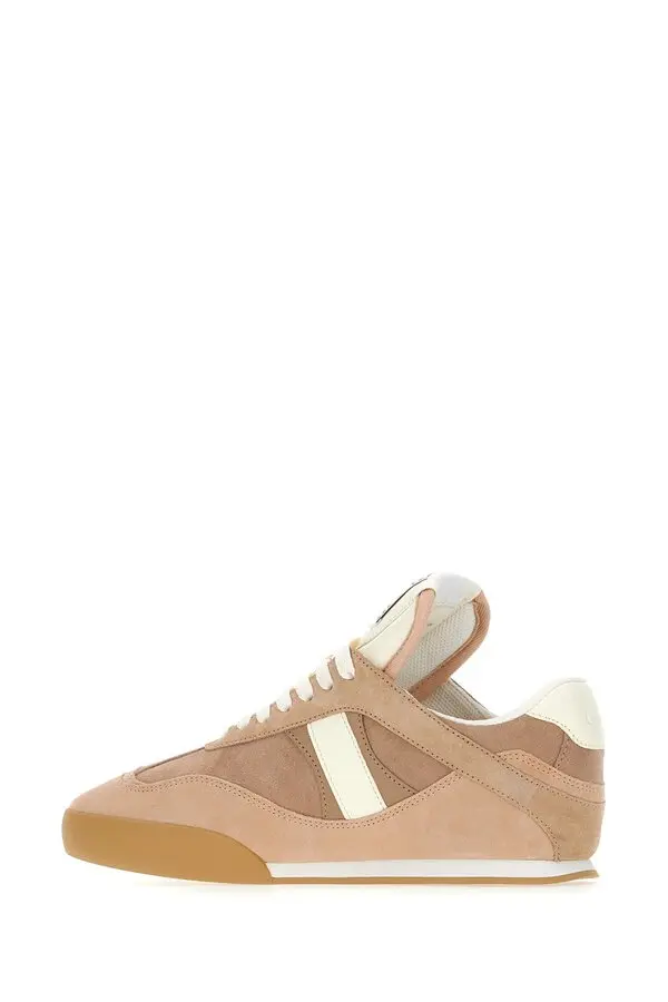 Chloé Suede Lace Up Sneakers
