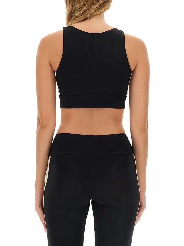 Palm Angels Logo Detail Cropped Top