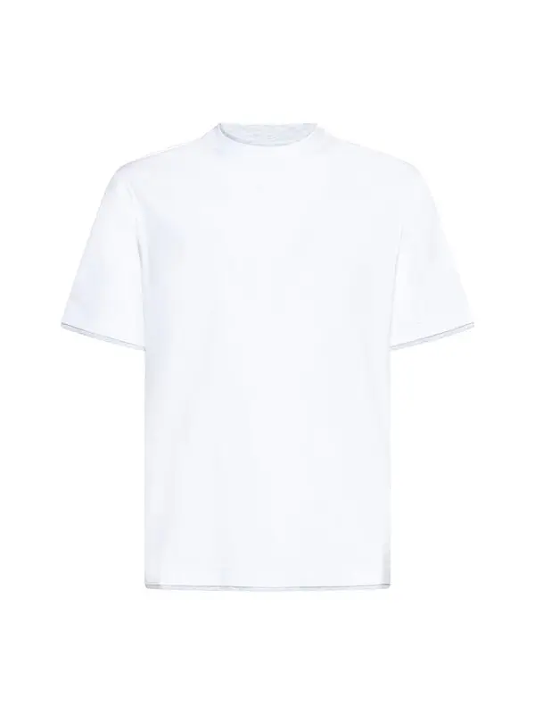 Brunello Cucinelli T-shirt With Print - Multicolor