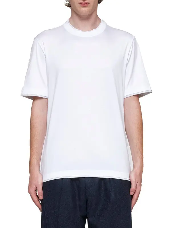 Brunello Cucinelli T-shirt With Print - Multicolor