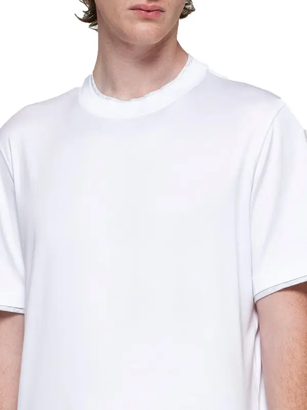 Brunello Cucinelli T-shirt With Print - Multicolor