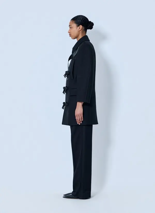 Bottega Veneta Double-breasted Coat With Knot Detail