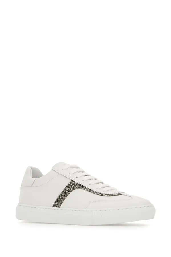 Brunello Cucinelli Leather Lace-up Sneakers - Multicolor