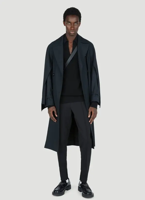 Prada Gabardine Straight Leg Trousers