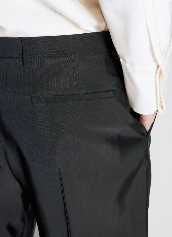 Saint Laurent High-waisted Faille Tailored Pants