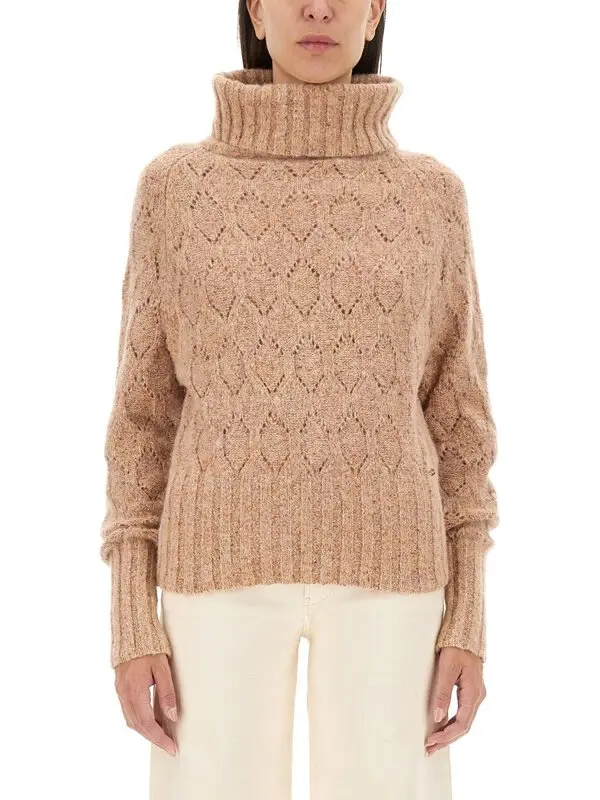 Kiton Turtleneck Sweater - Brown