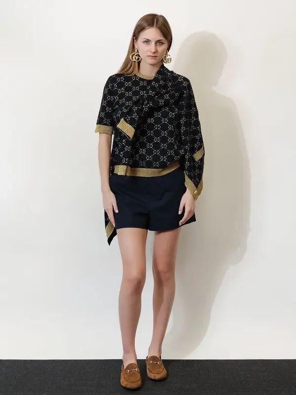 Gucci Gg Cotton Blend Shorts