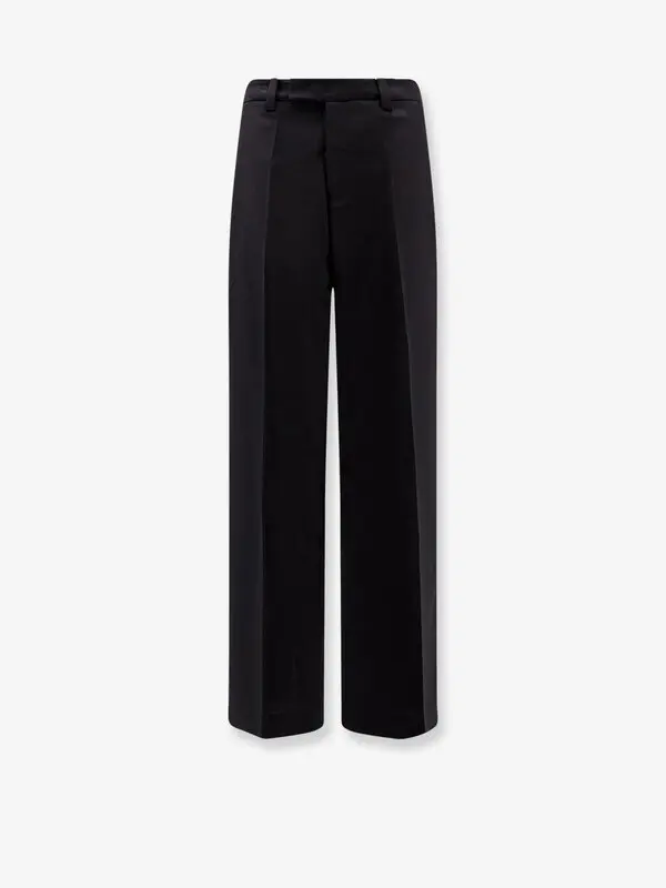 Axel Arigato Wool Blend Tailored Trousers With Back Logo Detail