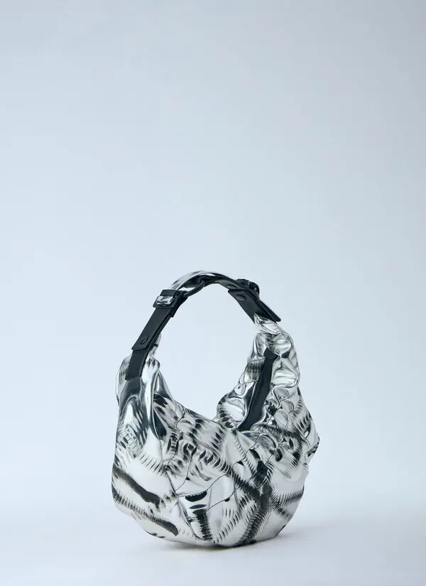 INNERRAUM Object Hm2 Small Crunch Half Moon Bag