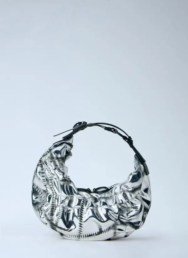 INNERRAUM Object Hm2 Small Crunch Half Moon Bag
