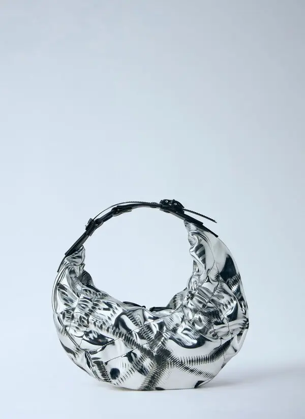 INNERRAUM Object Hm2 Small Crunch Half Moon Bag