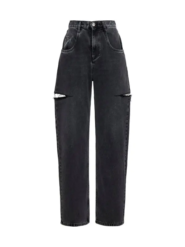 MAISON MARGIELA Cut-out Tapered Leg Jeans