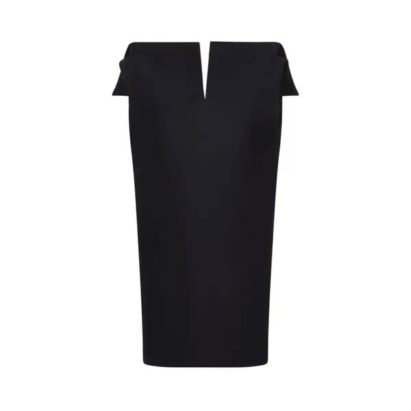 Balenciaga Wool Vareuse Dress - Black