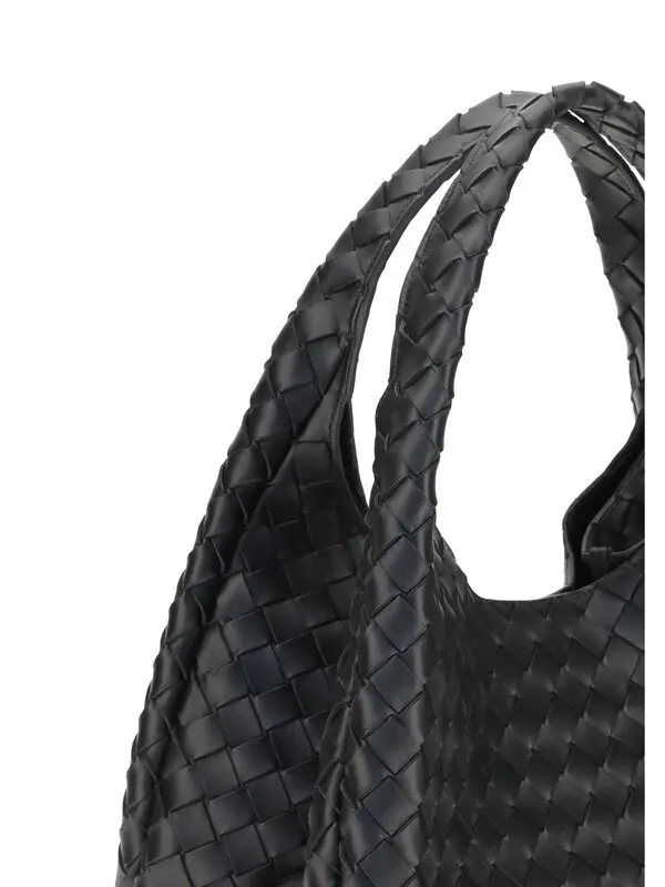 Bottega Veneta Campana Shoulder Bag - Black