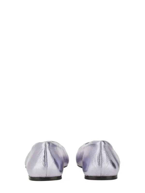 Marni Ballerina Flats With Little Bow Detail - Purple
