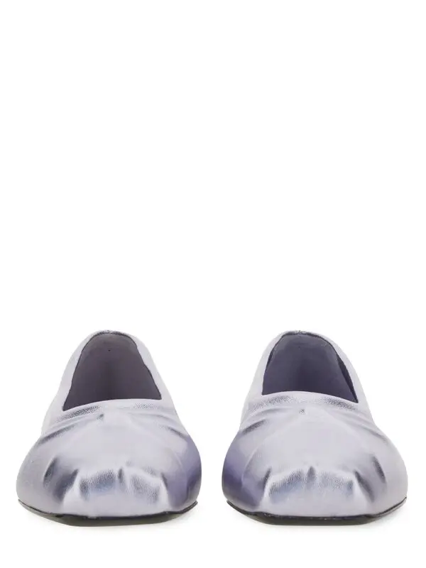 Marni Ballerina Flats With Little Bow Detail - Purple