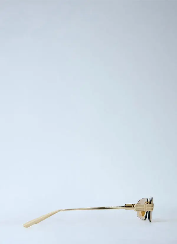 Balenciaga Rectangle Rimless Sunglasses