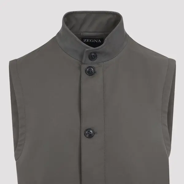 Zegna Sleeveless Vest - Gray