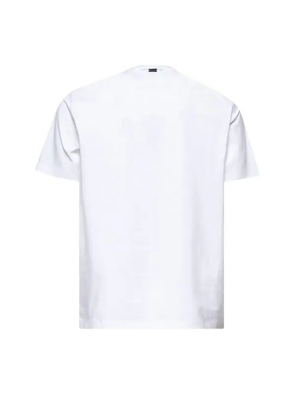 Herno White Superfine Cotton Stretch T-shirt - Multicolor