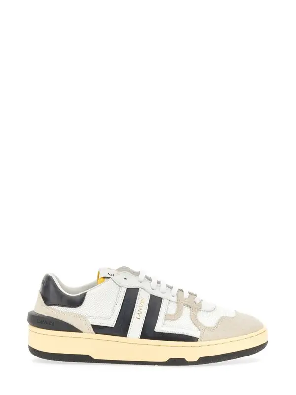 LANVIN Paneled Mesh, Suede, And Nappa Leather Sneakers - Multicolor